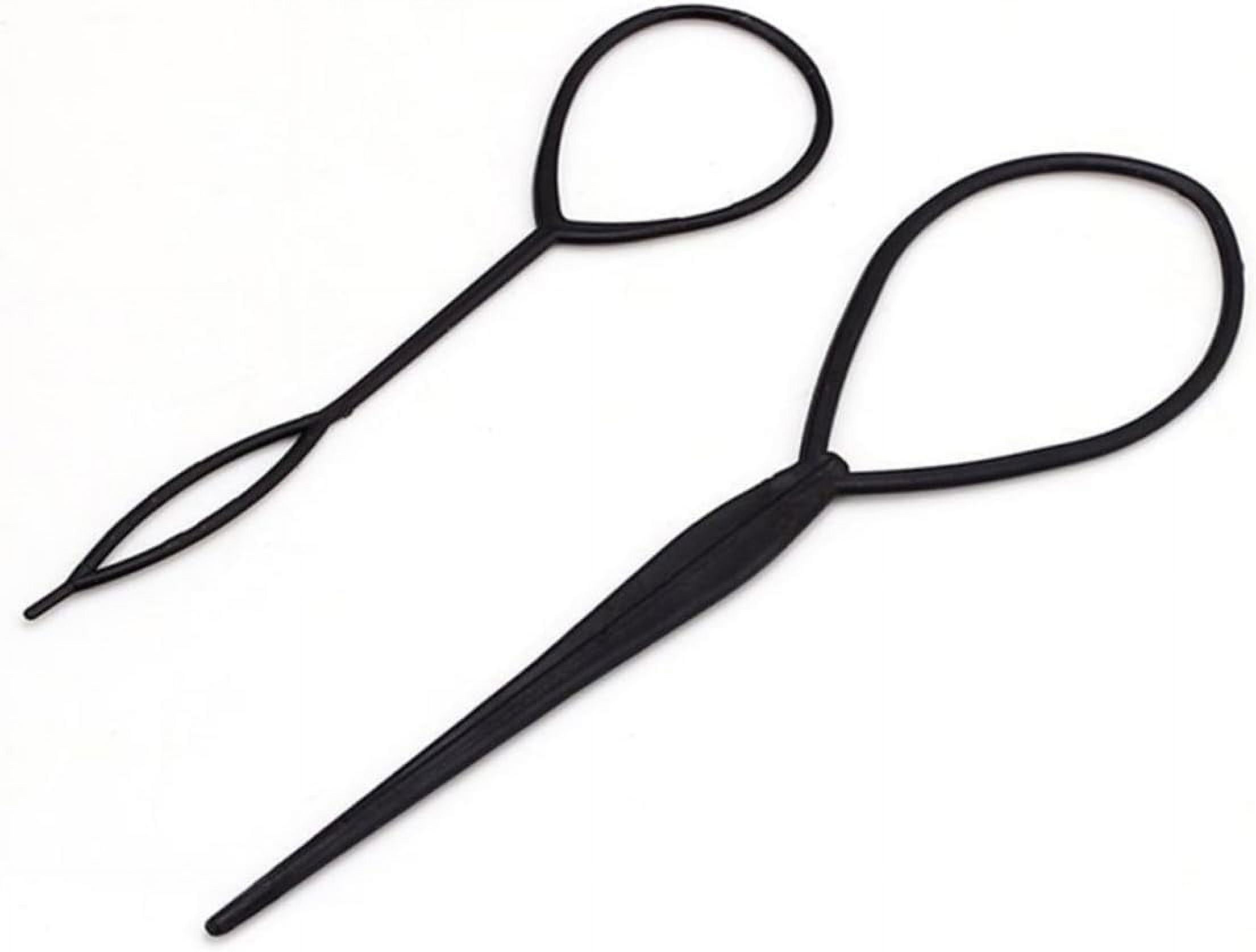 2 Pcs Hair Ponytail Crochet Tools Braiding Hair Accessories Topsy Tail Topsy Tail Hair Tool Hair ...