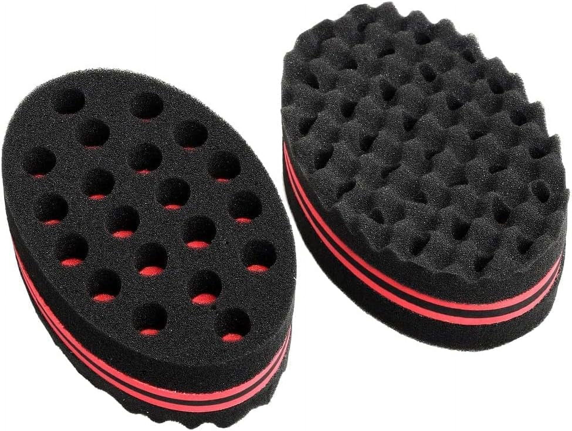 2 Pcs Hair Sponge, Curl Sponge Afro Sponge Hair Sponge for Twists and ...