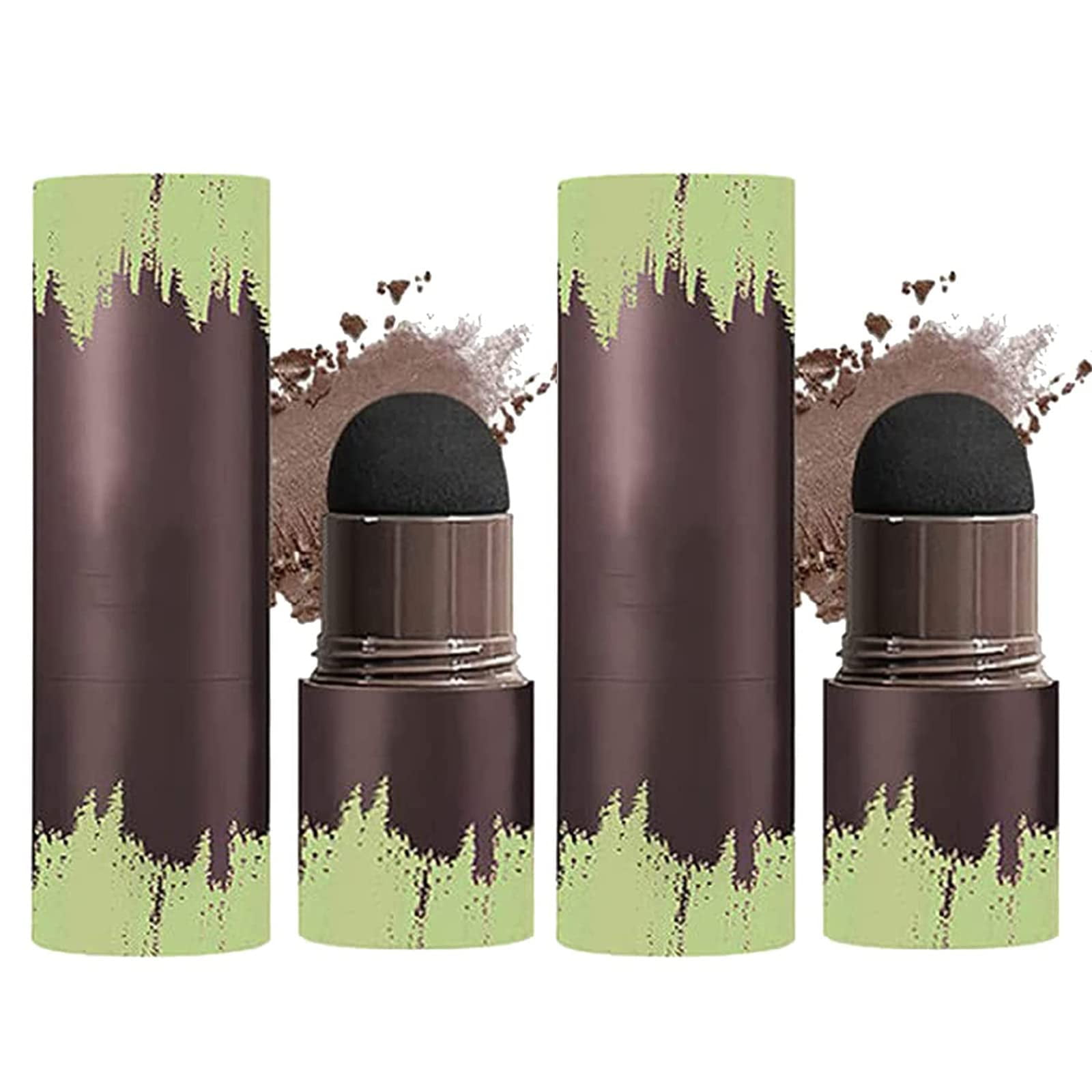 2 Pcs Hairline Powder Stick, Hair Shadow and Root Touch Up Powder ...