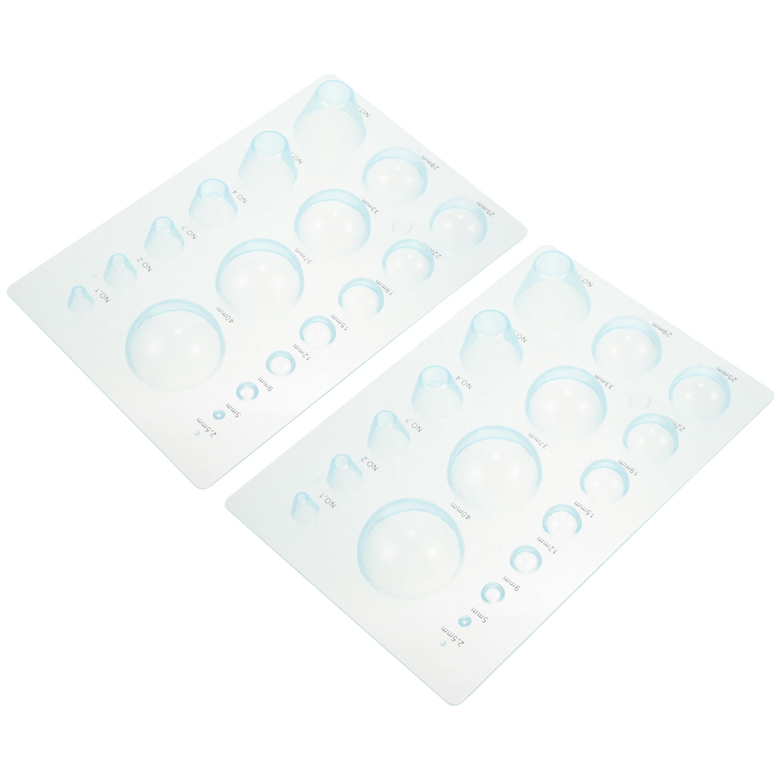 2 Pcs Half Ball Quilling Board DIY Paper Craft Tools Paperweight Mold ...