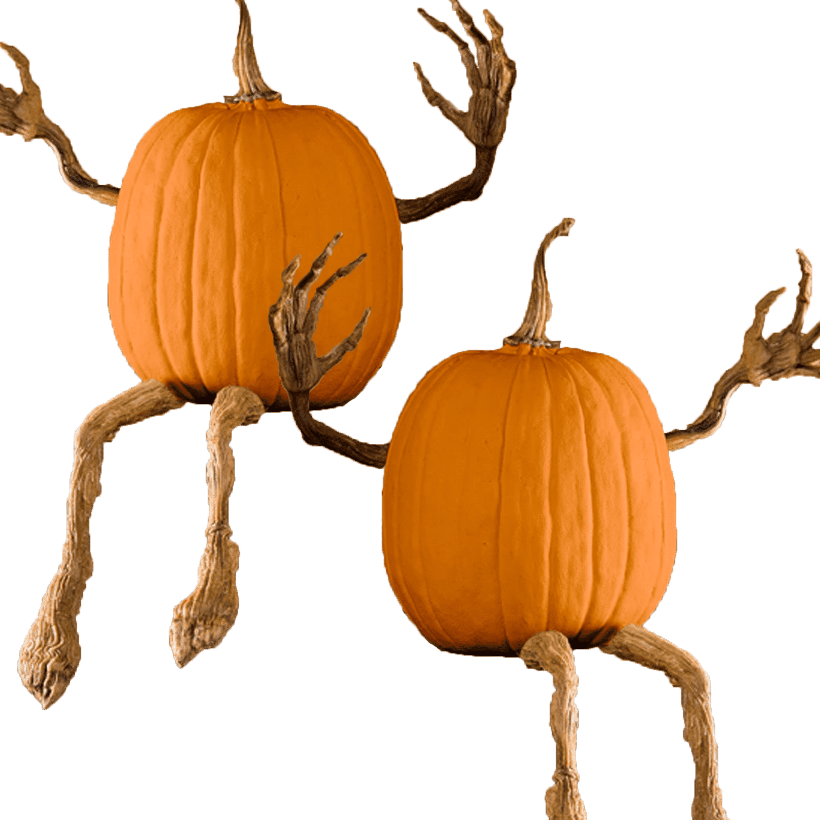 2 Pcs Halloween Decorations Posable Pumpkin Vine Arms and Legs Set of 4 ...
