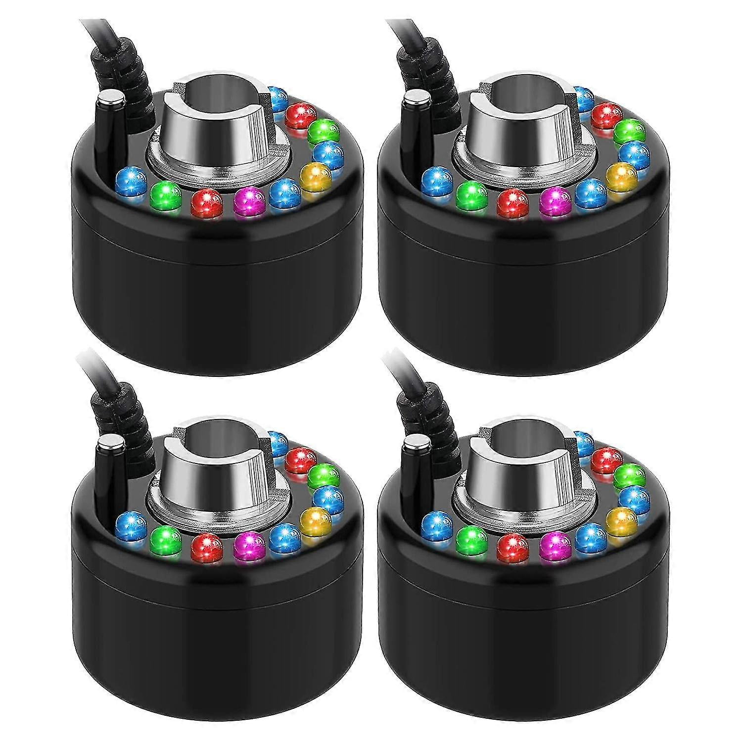 2 Pcs Halloween Mist Maker Ultrasonic Fogger Water Fountain Pond Fog ...