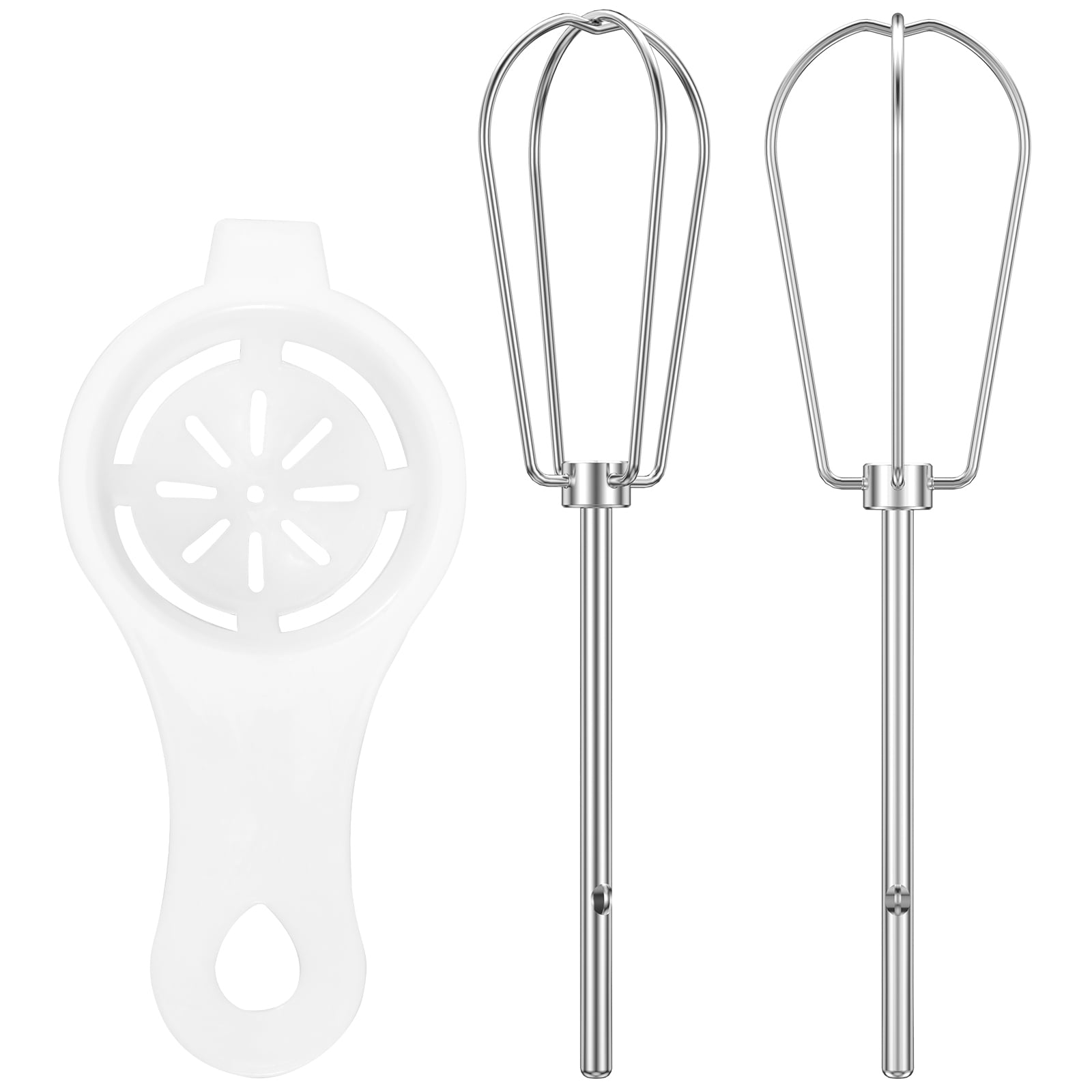 2 Pcs Hand Mixer Beaters Stainless Steel Hand Mixer Attachments with ...