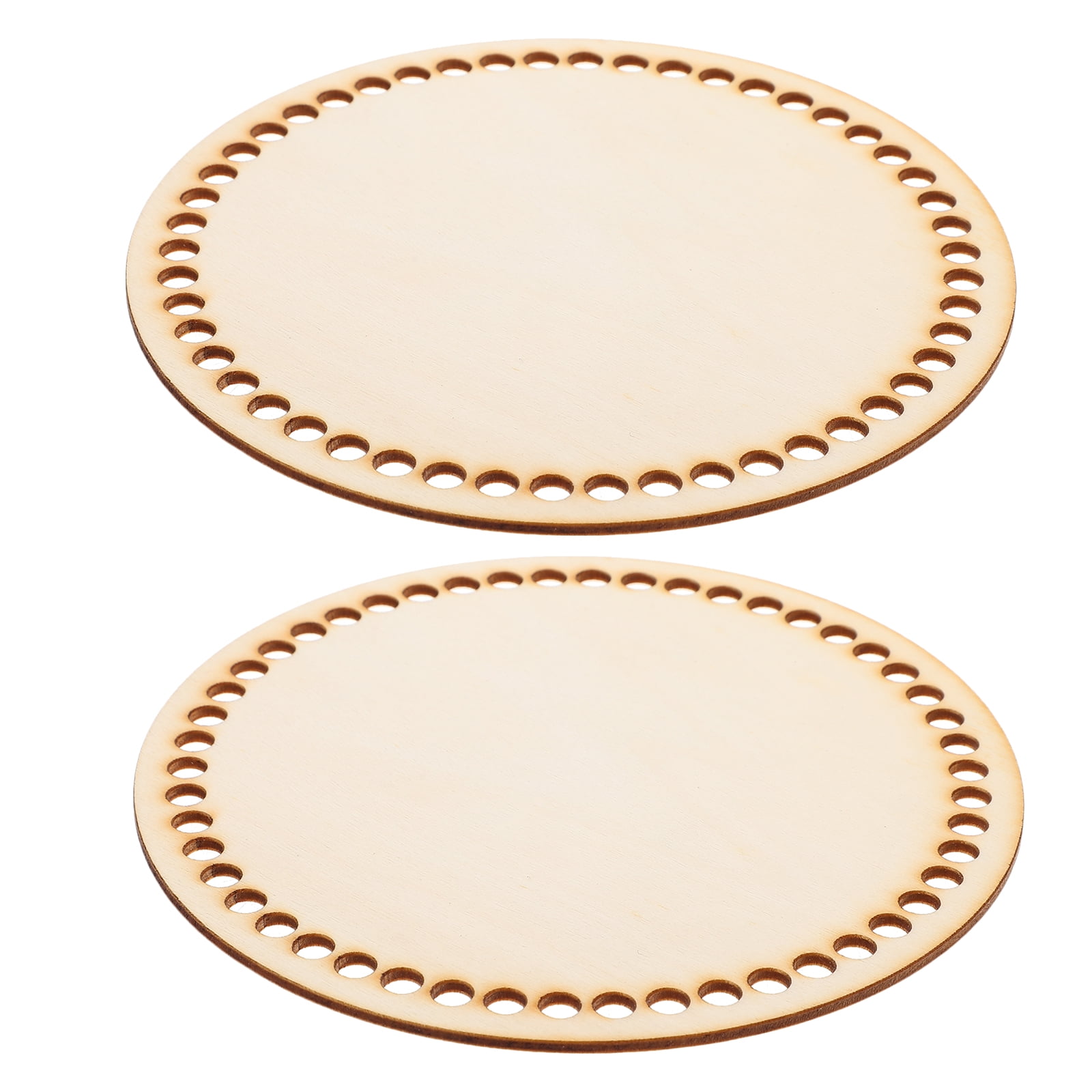 2 Pcs Handmade DIY Wood Chips Bag Material Handbags Purses Crochet ...