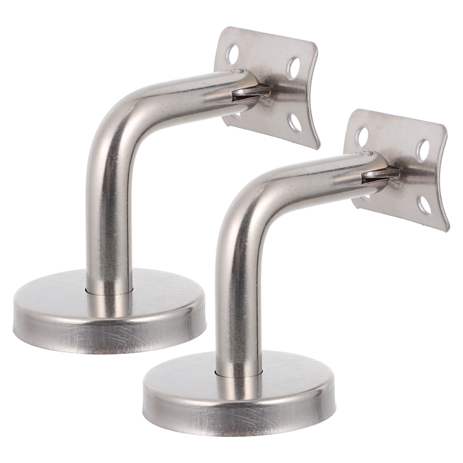 2 Pcs Banister Bend Bracket Wall Mounted Stability - Walmart.com