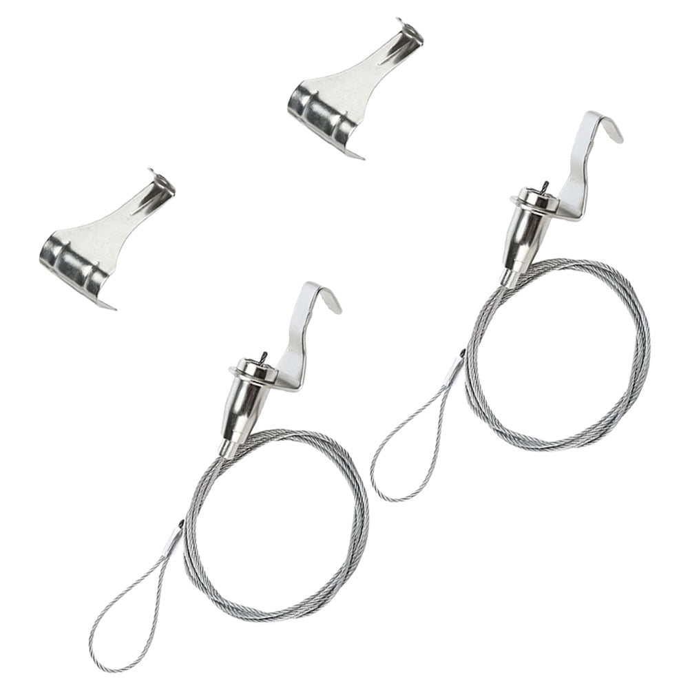2 Pcs Hanging Rope Hooks Picture Rail Hanging Kit Art Hanging System ...