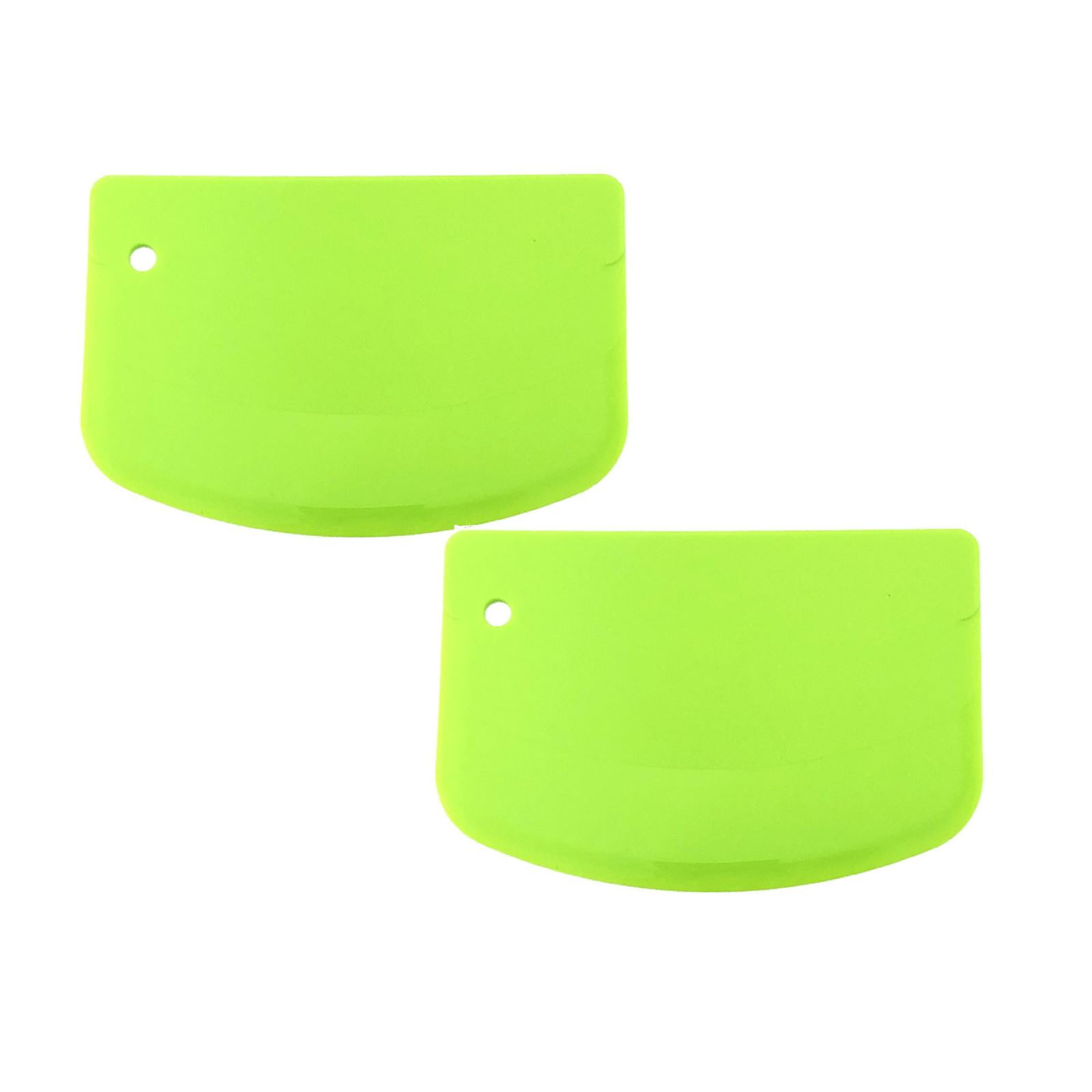 2 Pcs Hard Bench Scraper, Dough Scraper, Dough Cutter with Versatile ...