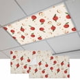 2 Pcs Harvest Fruit Fluorescent Light Covers Minimalist Red Apples ...