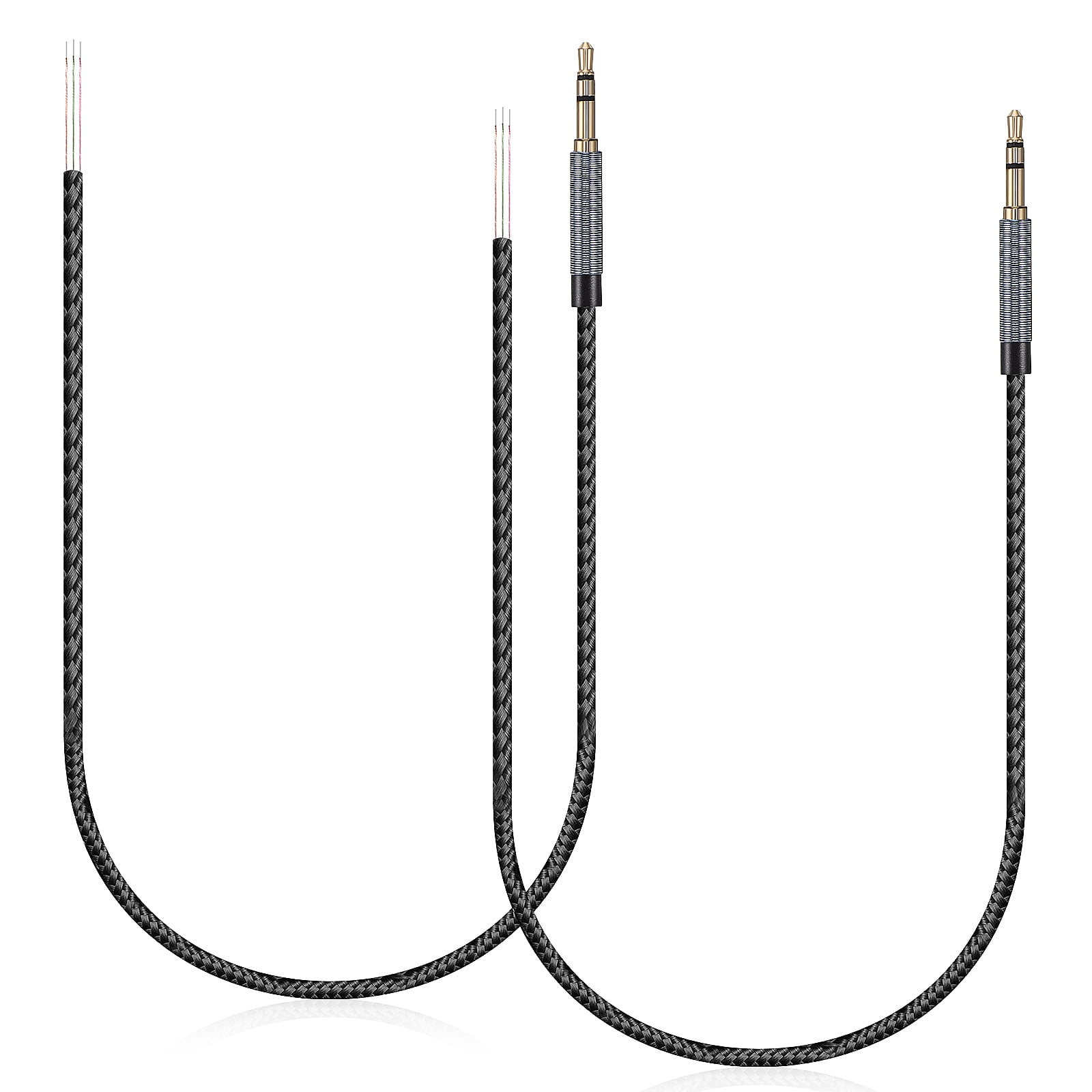 2 Pcs Headphone Cable Stereo Jack Cables Audio Cord Headphones Wire For ...