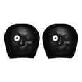 2 Pcs Headrest Cover Scary Face Printing Auto Seat Headrest ...