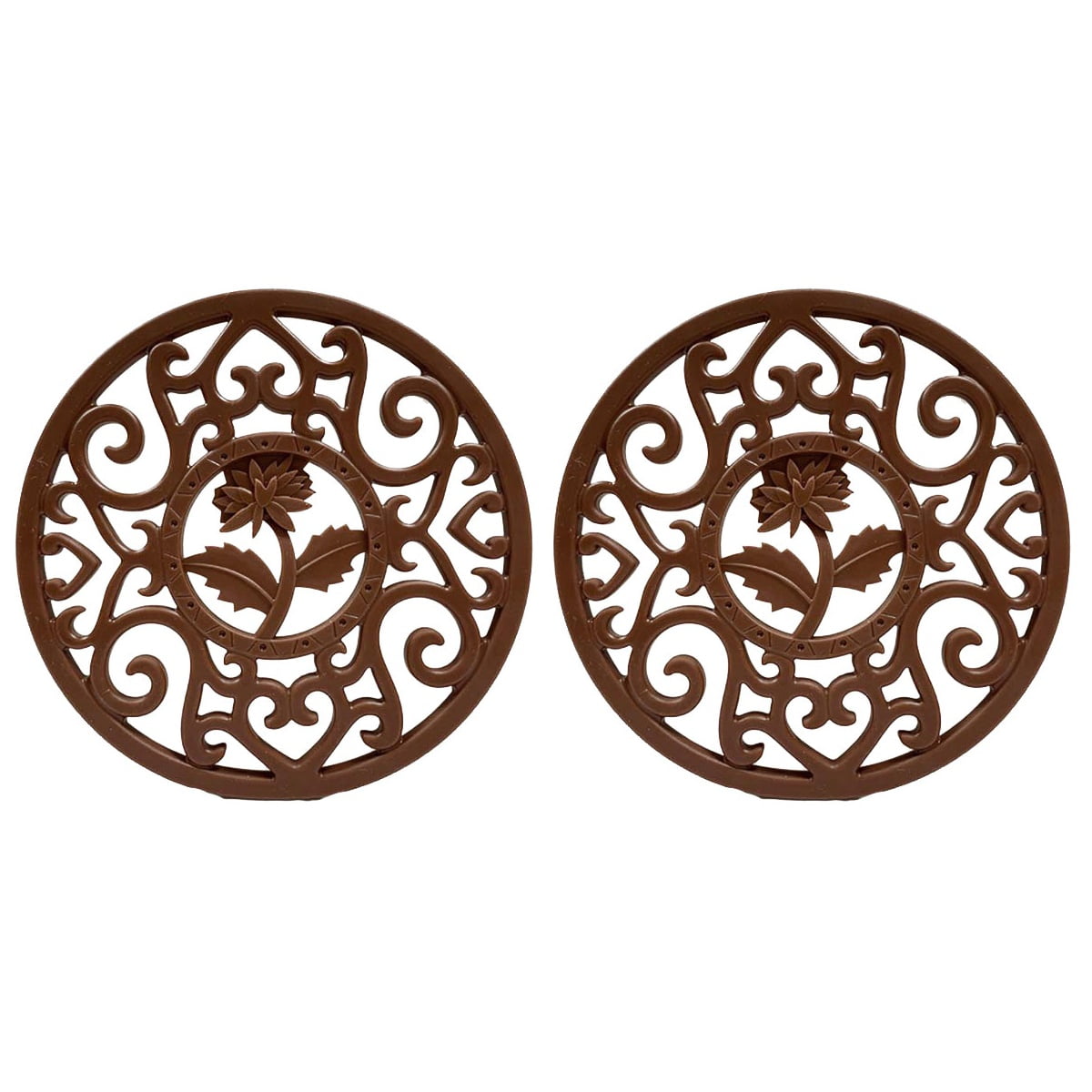 2 Pcs Stove Pan Mixing Bowl Splash Guard Lid Dinner Mats Coffee ...