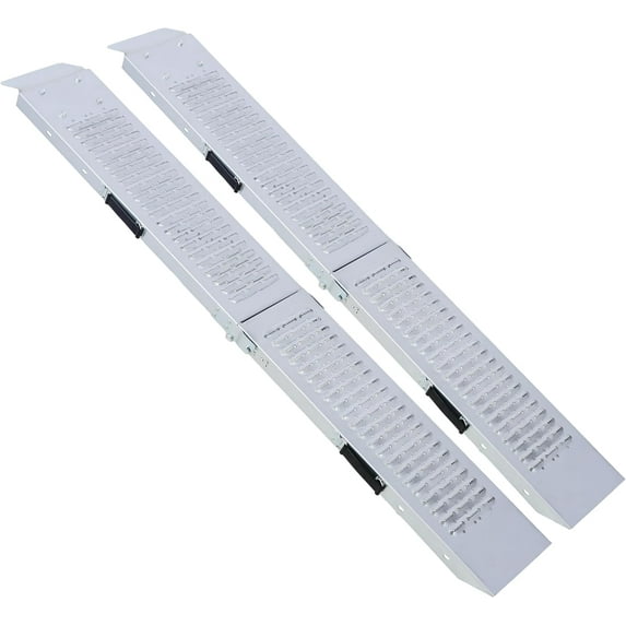 2 Pcs Heavy Duty Folding Loading Ramps, 950LBS Capacity Max, Steel ...