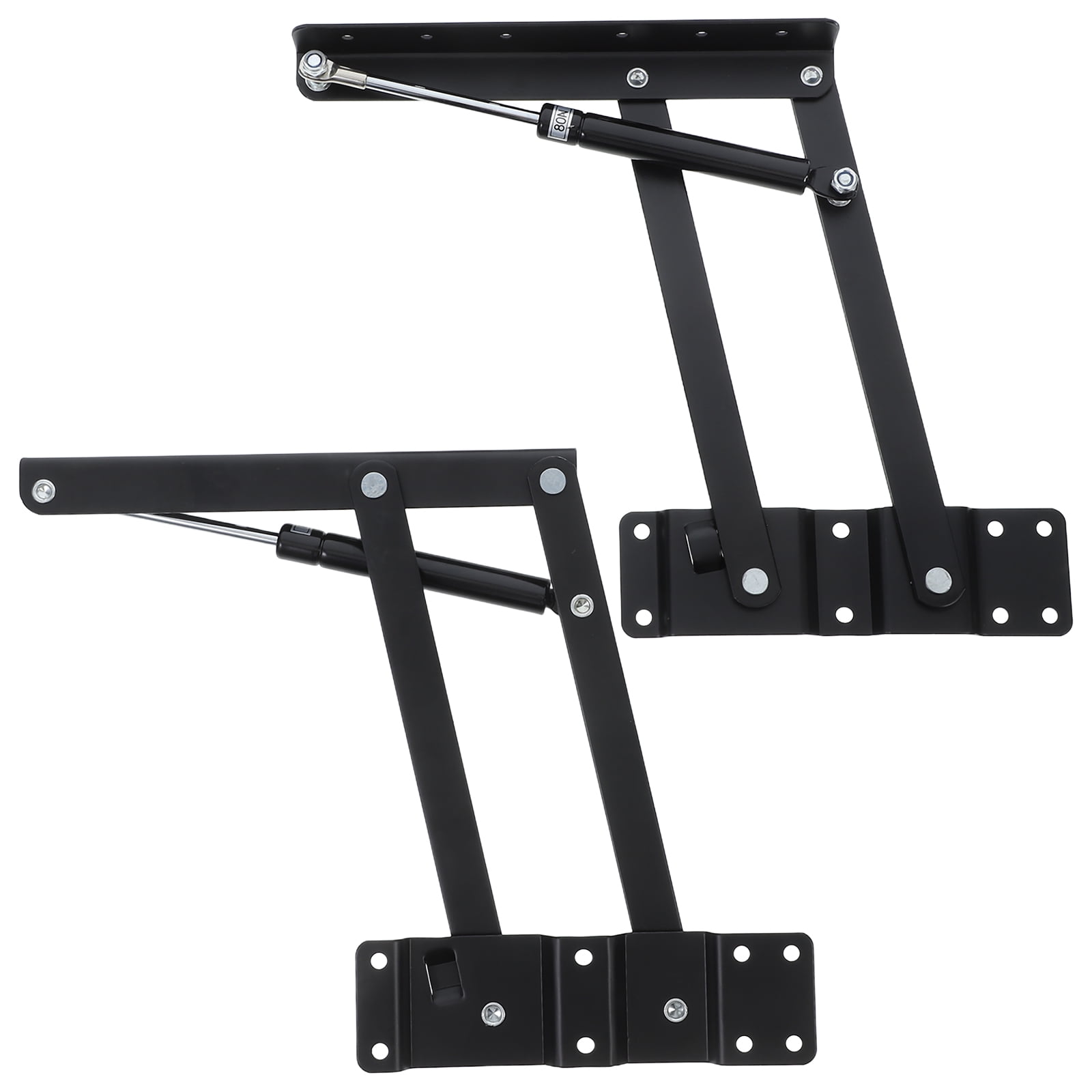 2 Pcs Heavy Duty Hydraulic Lift Hinge Adjustable Height Coffee Table ...