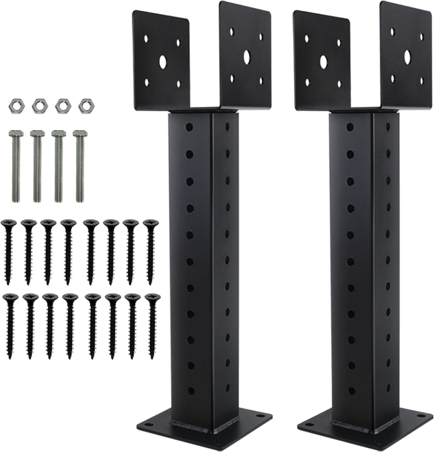 2 Pcs Heavy Duty Roof Riser Bracket, Adjustable Height and Angle ...