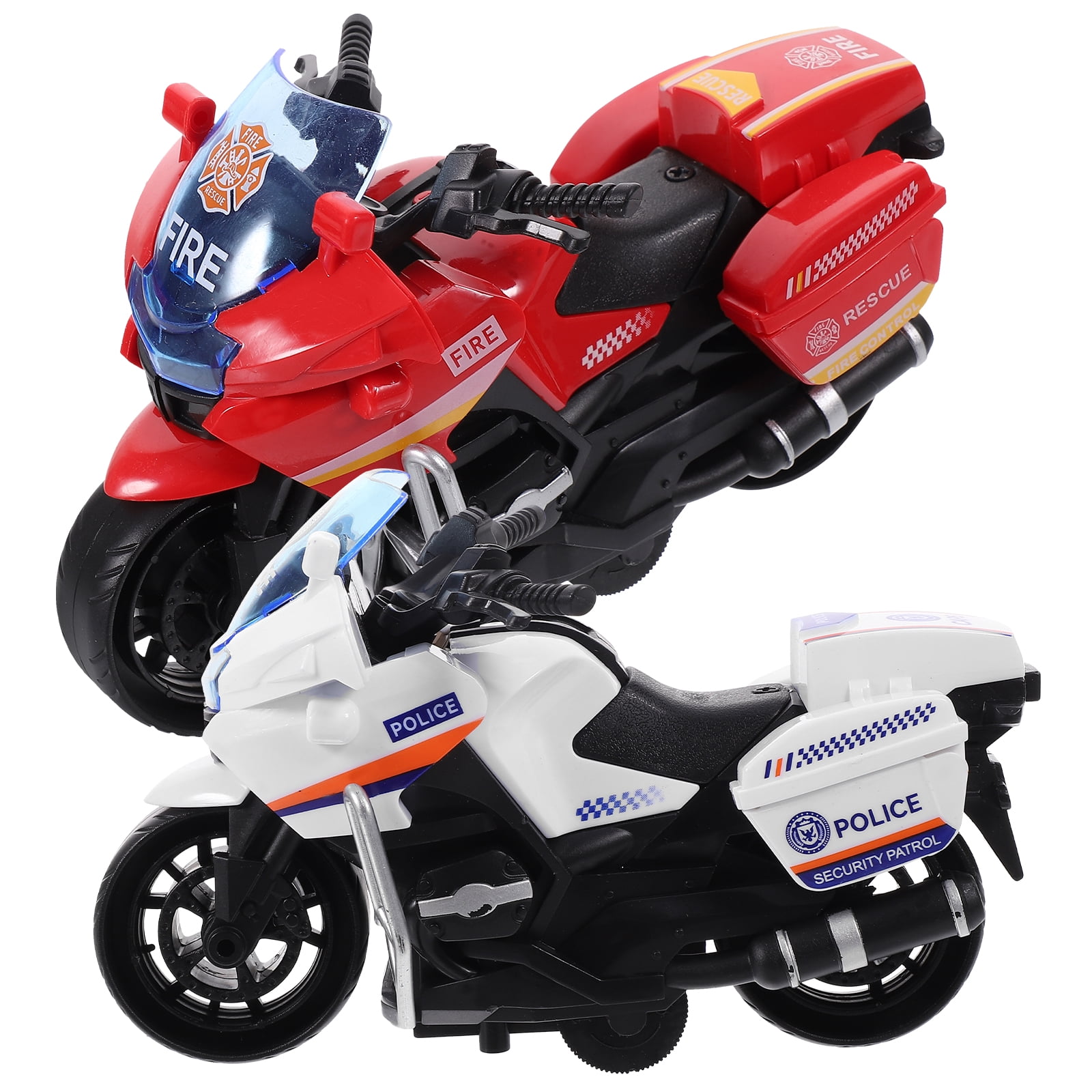 2 Pcs Helicopter Toy Car Motorcycle Child Toddler - Walmart.com