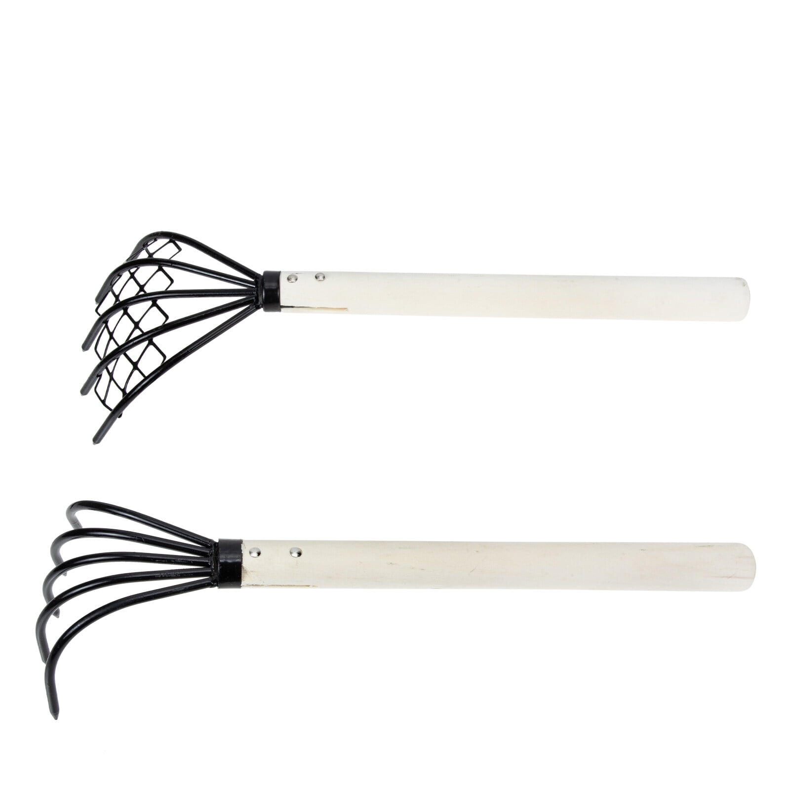 MOKKHNB Hand Rake with Handle for Sand and Leaves 2Pcs Multi Iron for ...