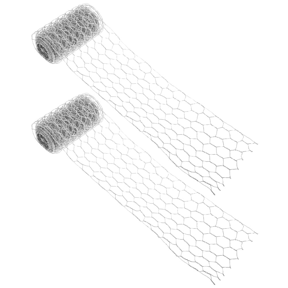 2 Pcs Hexagonal Barbed Wire Lawn Fencing Nets Lightweight Mesh ...