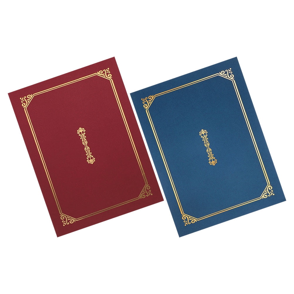 2 Pcs High School Diploma Certificate Set Student - Walmart.com