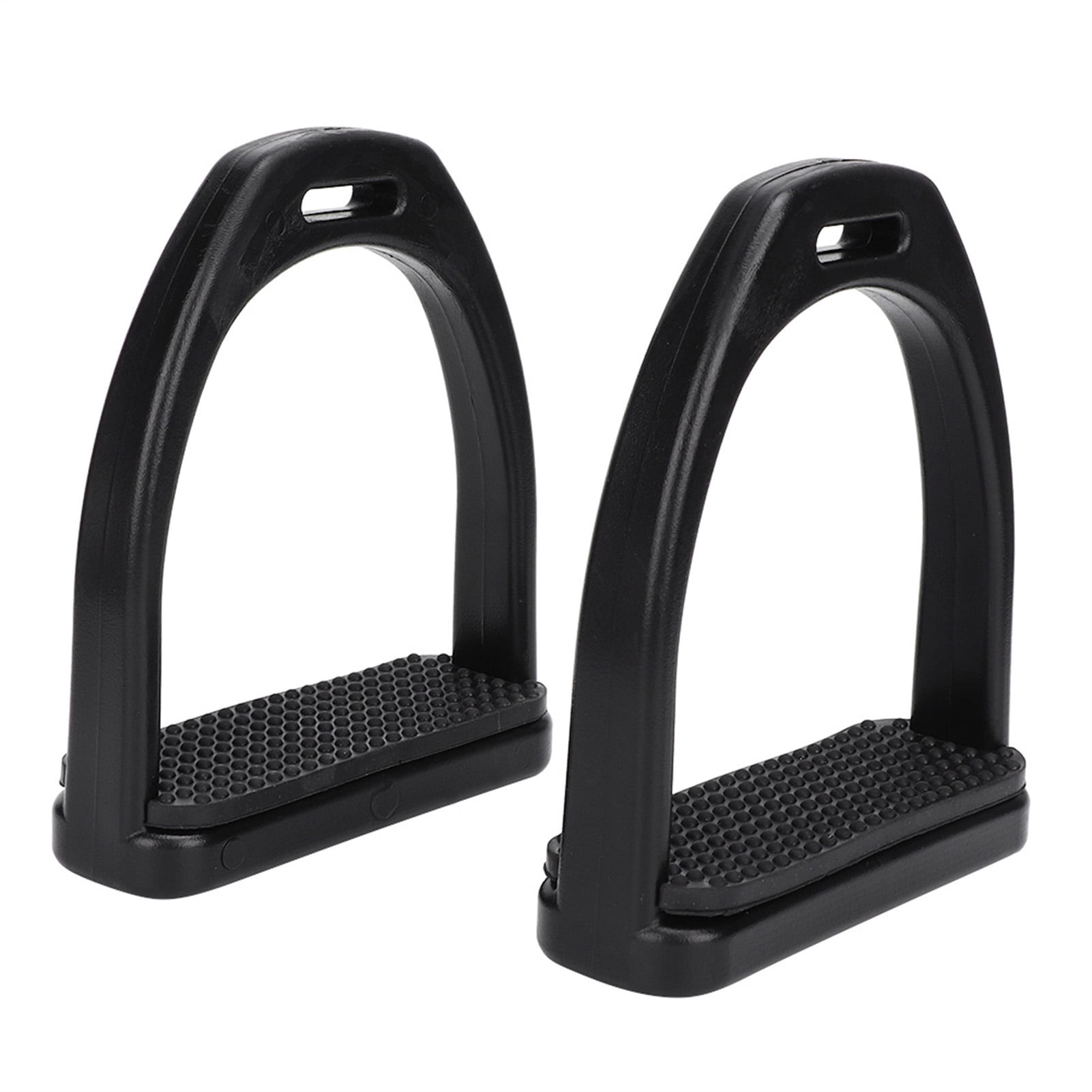 2 Pcs High Strength Plastics Stirrups with Black Non-slip Rubber Pad ...