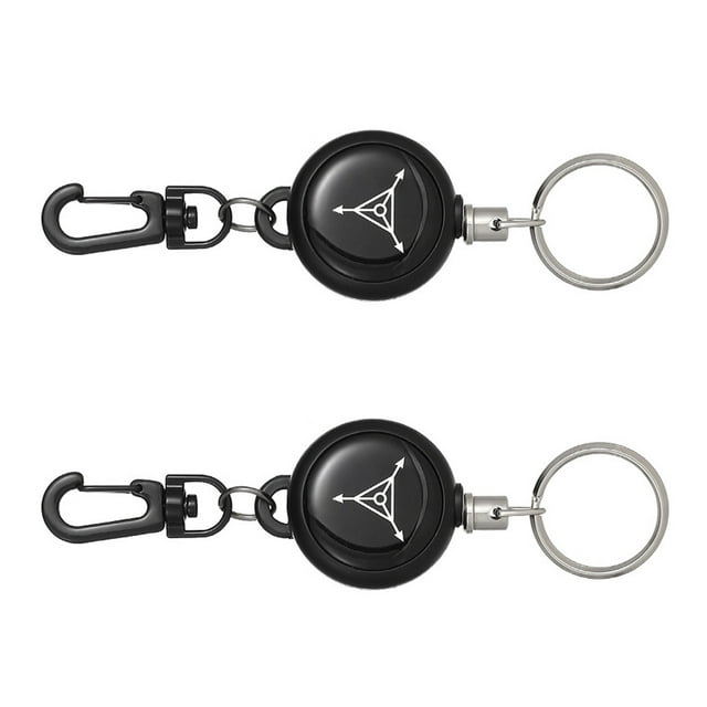 2 Pcs Holder Key Chain Strap Retractable Keychain Stretchable - Walmart.com