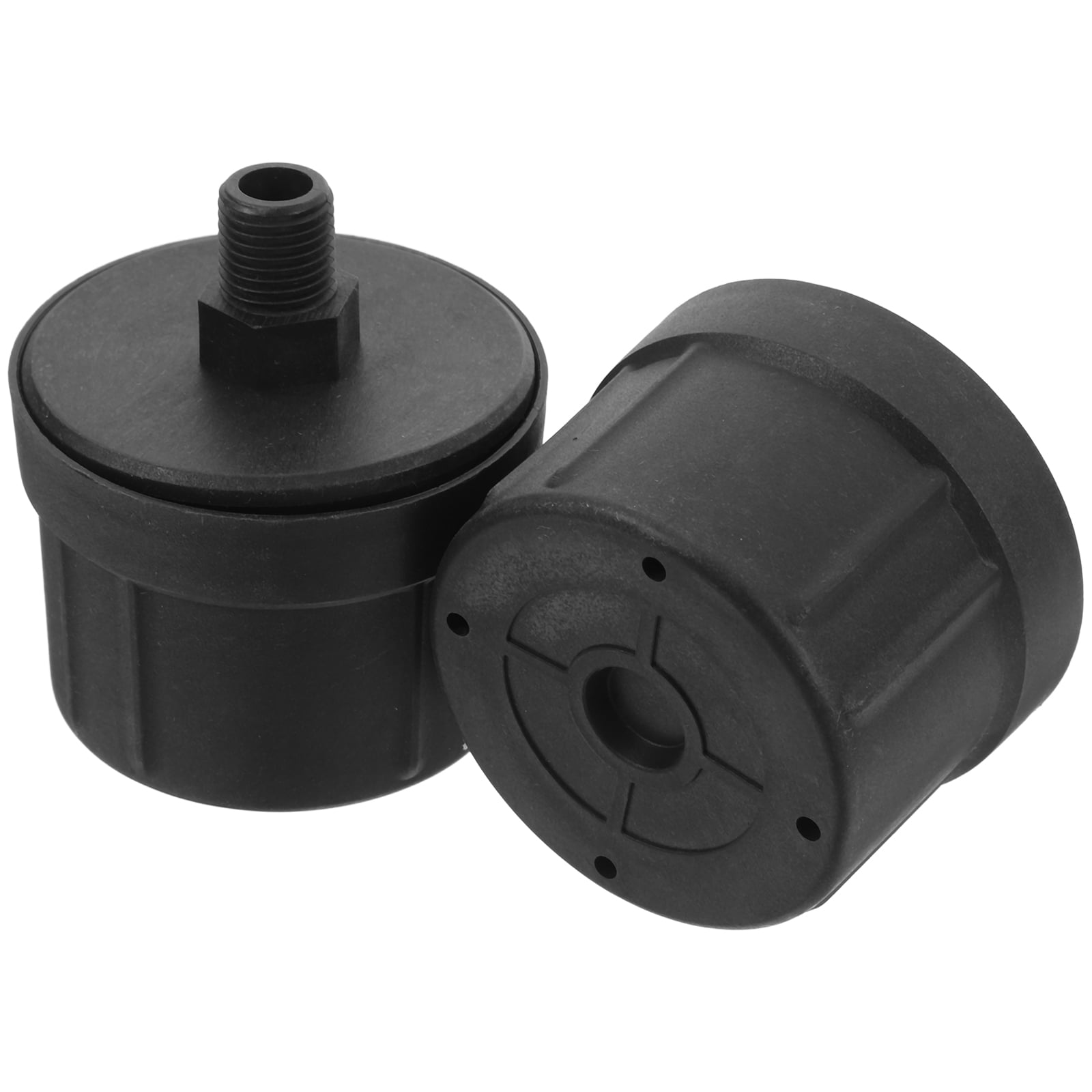 HEMOTON 2pcs 1/4 Thread Air Compressor Muffler and Intake Filter Sound ...