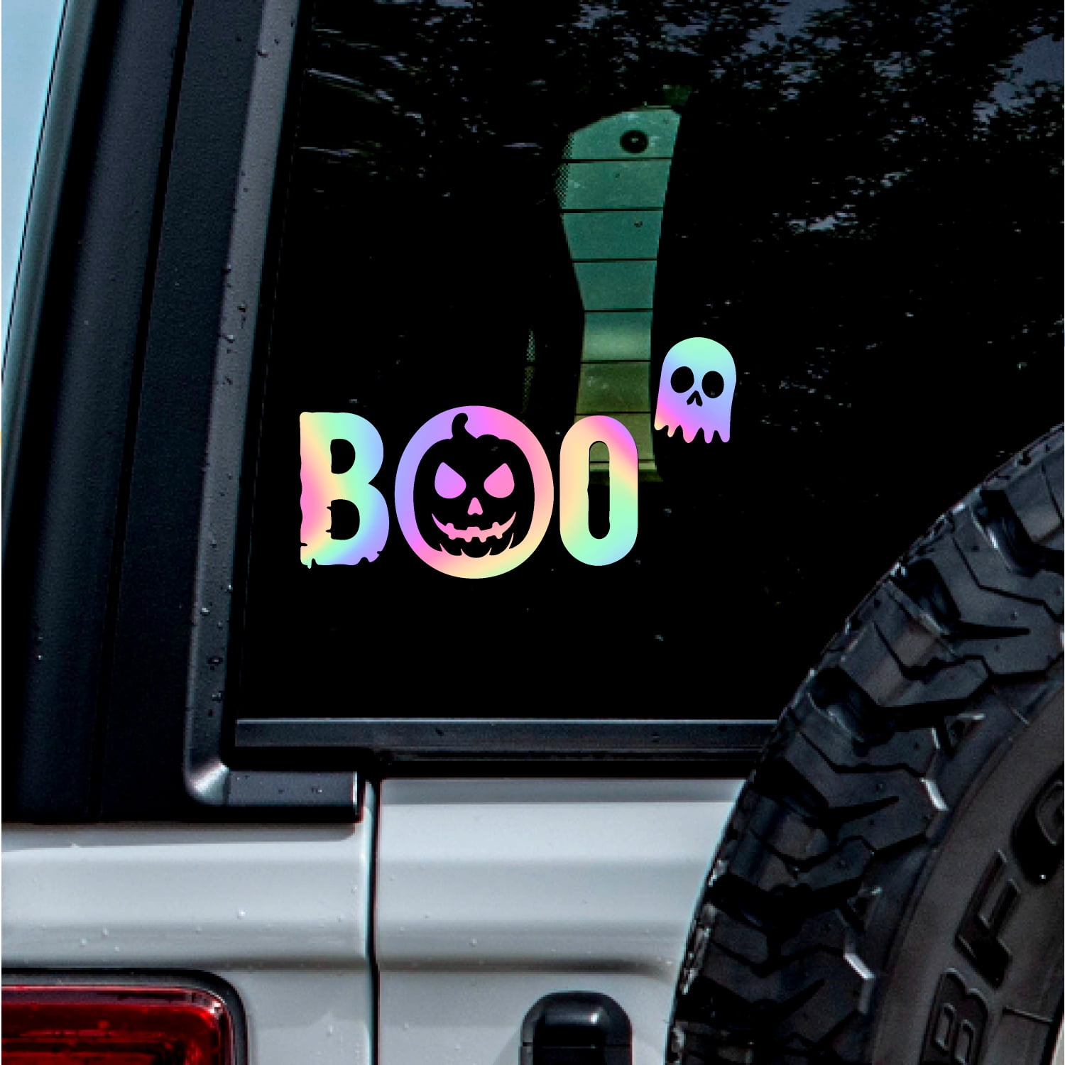 (2 Pcs, Hologram, 10.5'' X 5.8'') Transparent Adhesive Decal Sticker Of ...