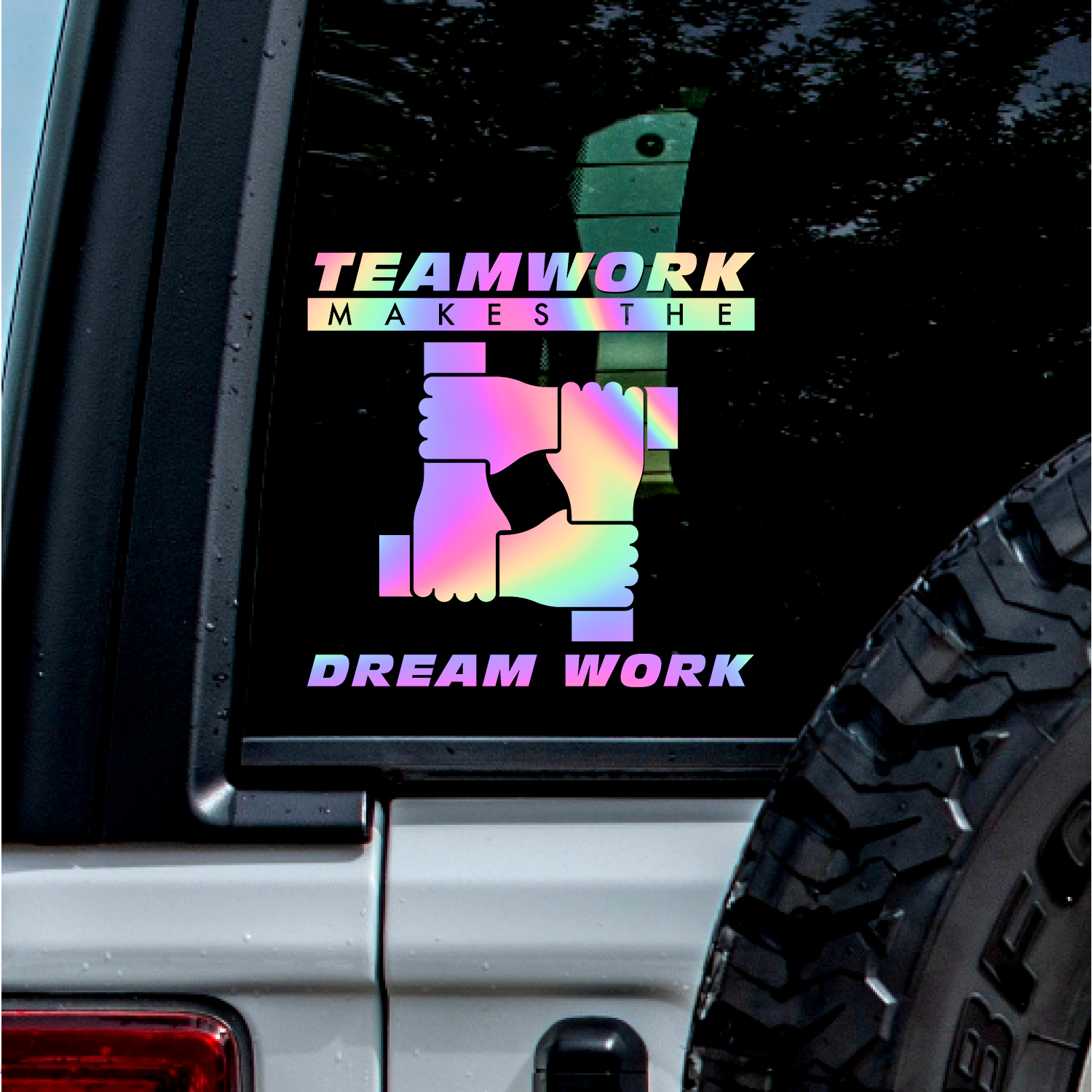 (2 Pcs, Hologram, 3.9'' X 3.8'') Transparent Adhesive Decal Sticker Of ...