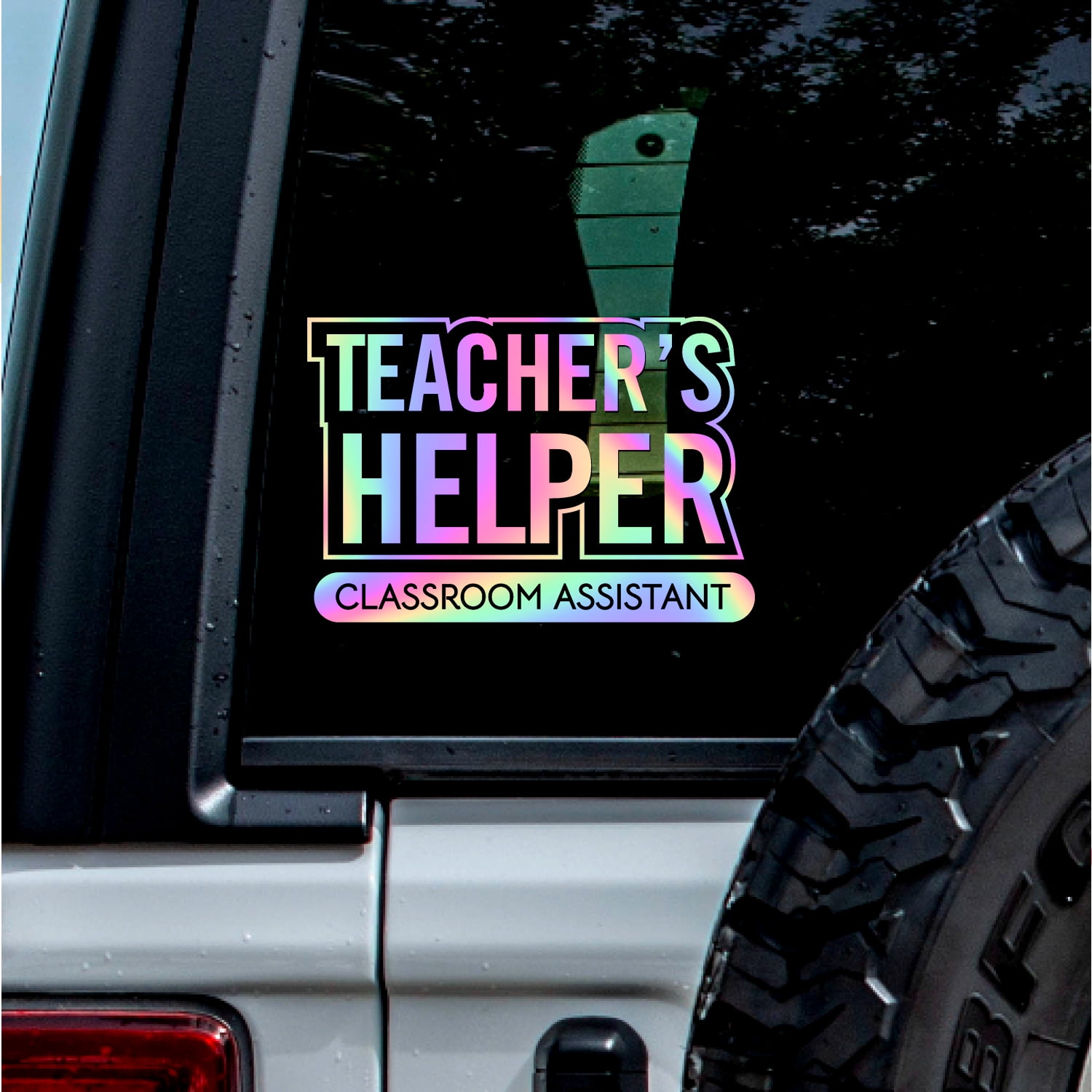 (2 Pcs, Hologram, 5.6'' X 3.8'') Transparent Adhesive Decal Sticker Of ...