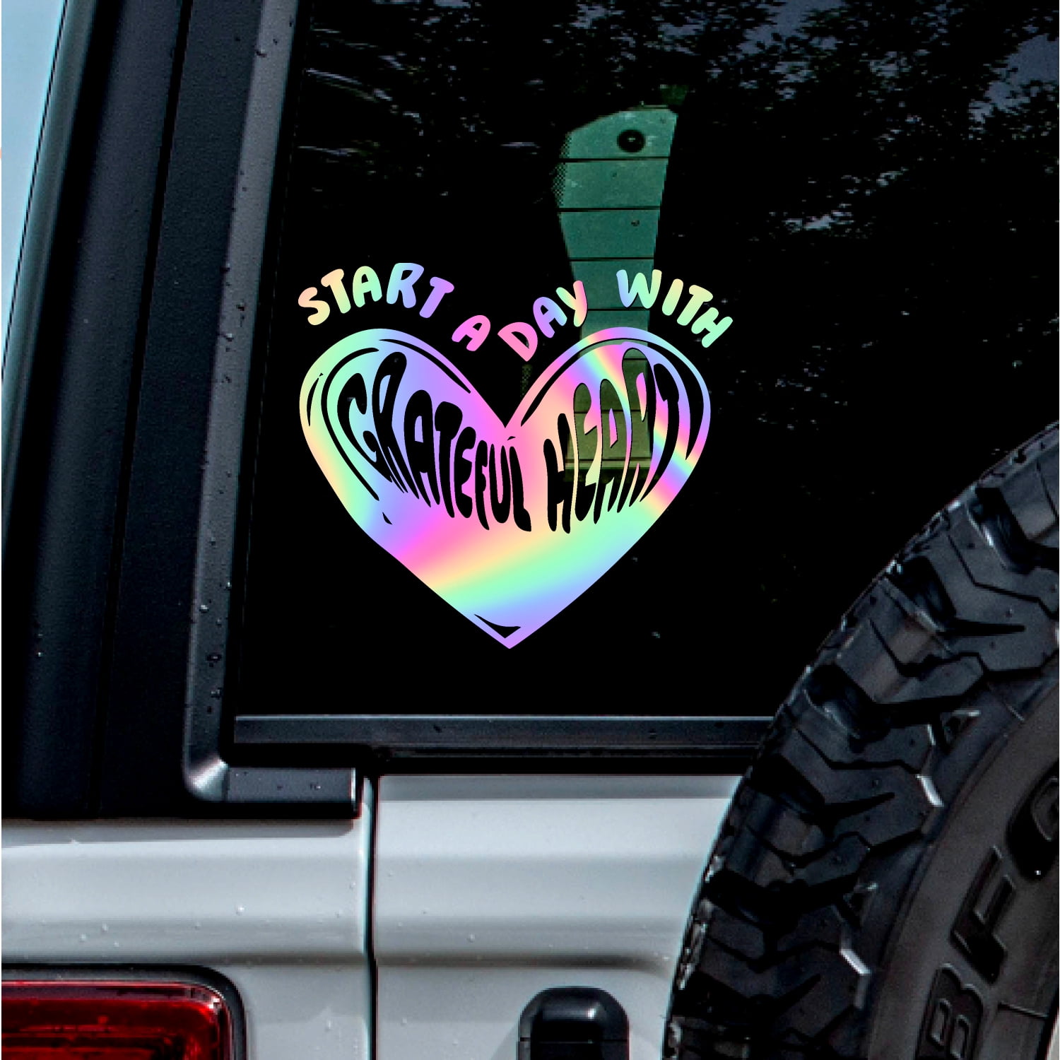 (2 Pcs, Hologram, 7.9'' X 7'') Transparent Adhesive Decal Sticker Of ...