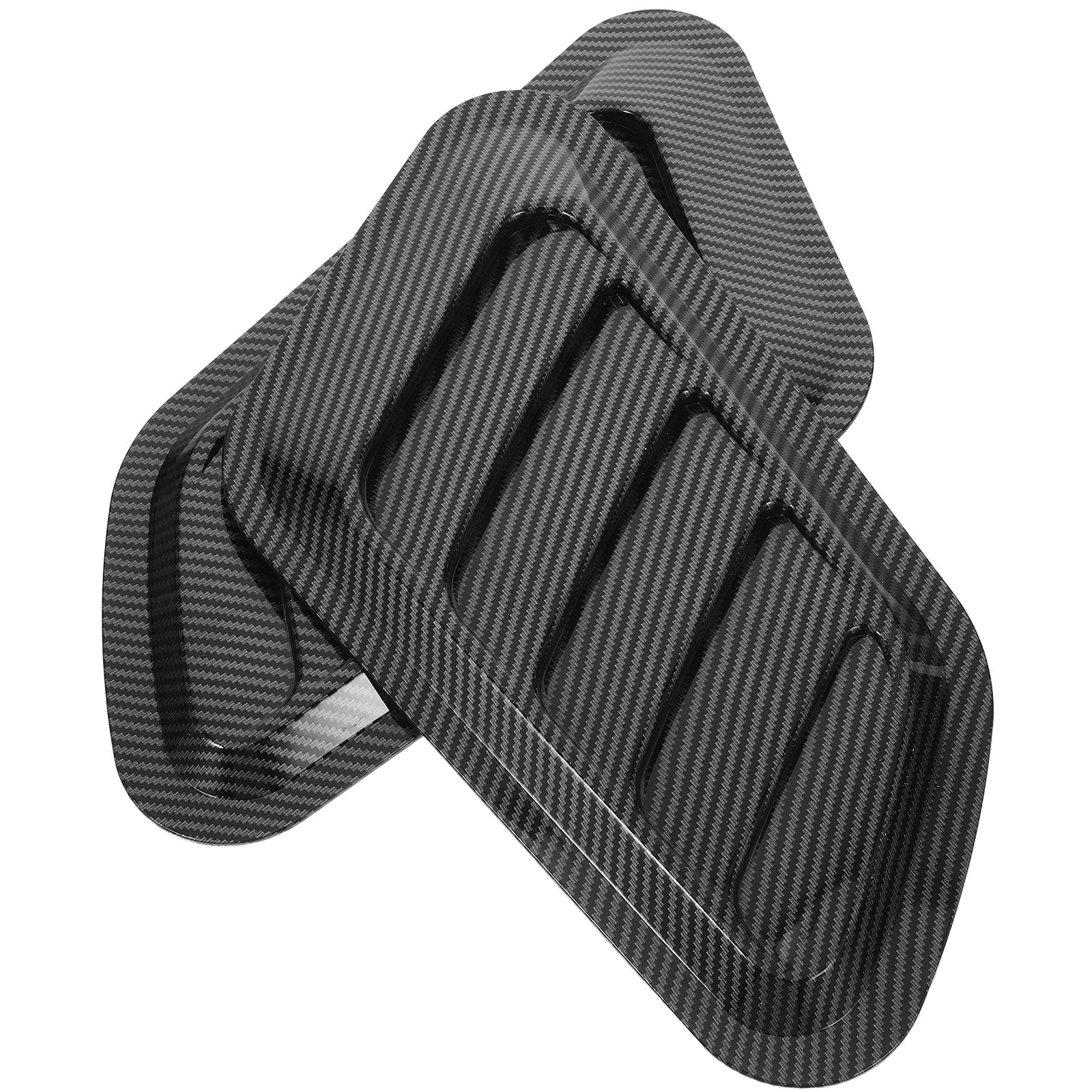 2 Pcs Car Hood Trim Side Vent Stickers Bumper Decals Stripes Car Bonnet ...