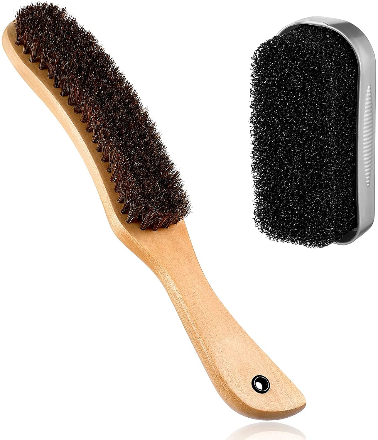 2 Pcs Horsehair Felt Hat Brushes Horse Cleaning Kit Felt Hat Brushes ...
