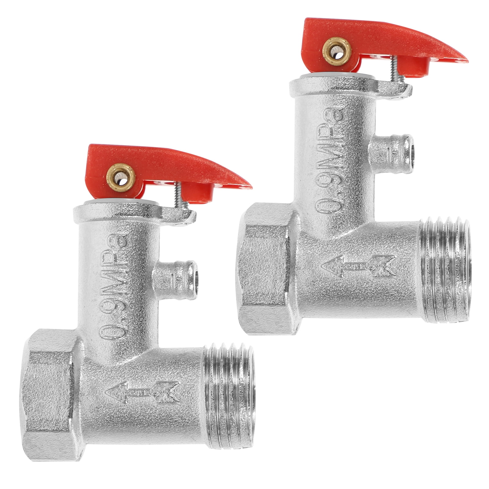 2 Pcs Hose 90 Tee Water Heater Pressure Reducing Valve - Walmart.com