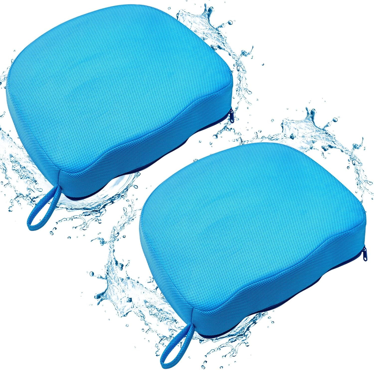 2 Pcs Hot Tub Booster Seat Weighted Spa Bathtub Booster Seat Quick Dry ...