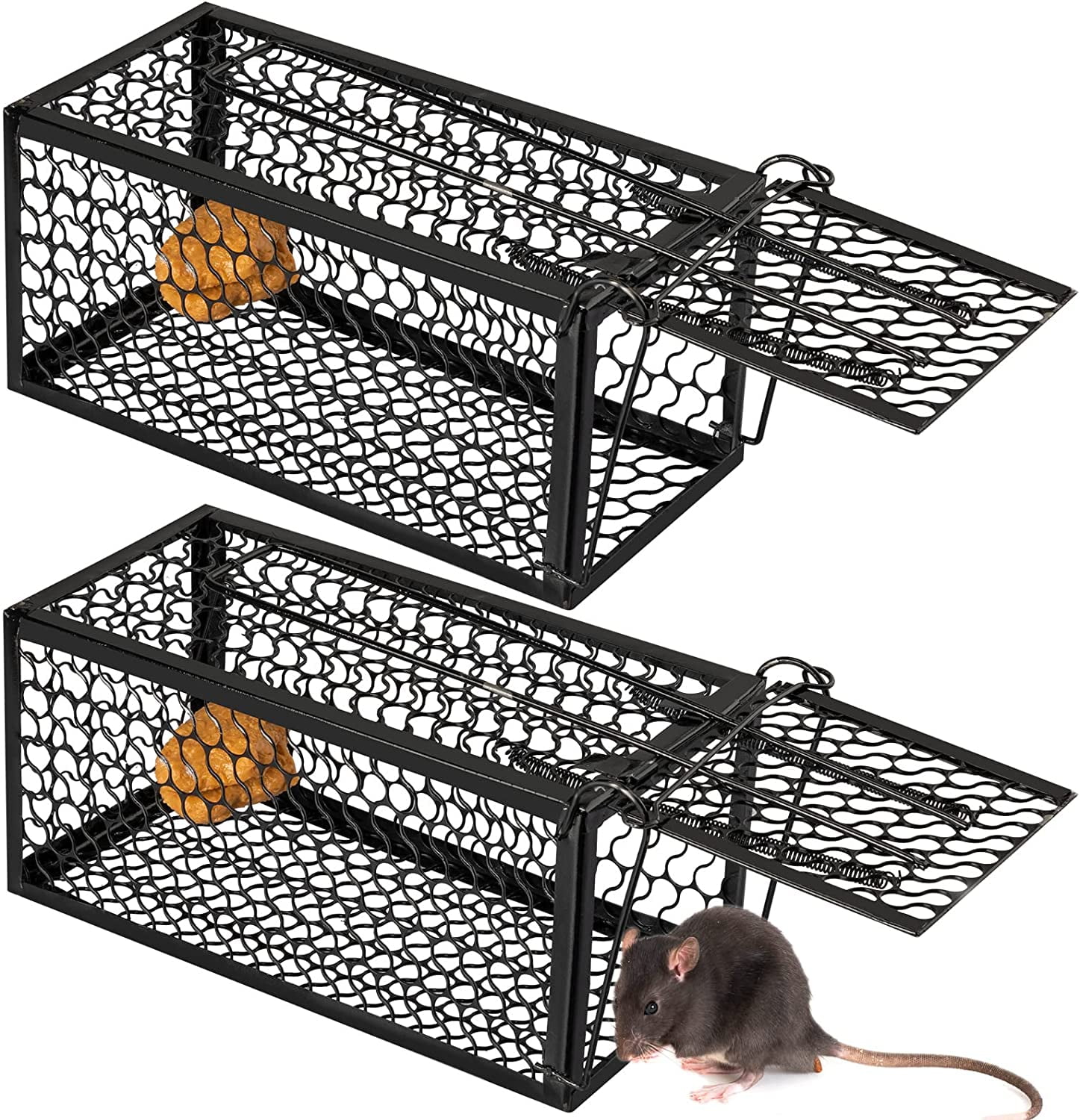 2 Pcs Humane Chipmunk Rodent Mouse Squirrel Trap Small Live Animal ...