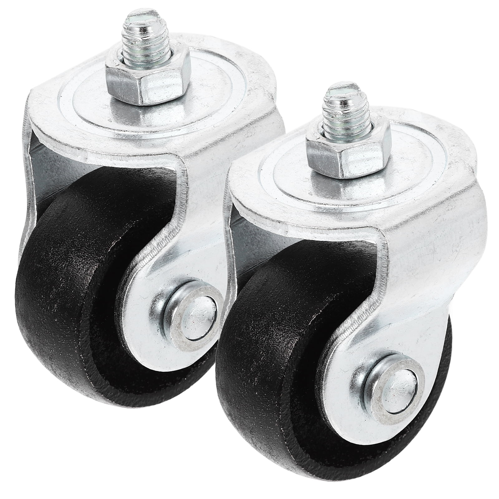 Phenofice Silver Steel Caster Wheels, 2-Ton, for Floor Jack, Furniture ...