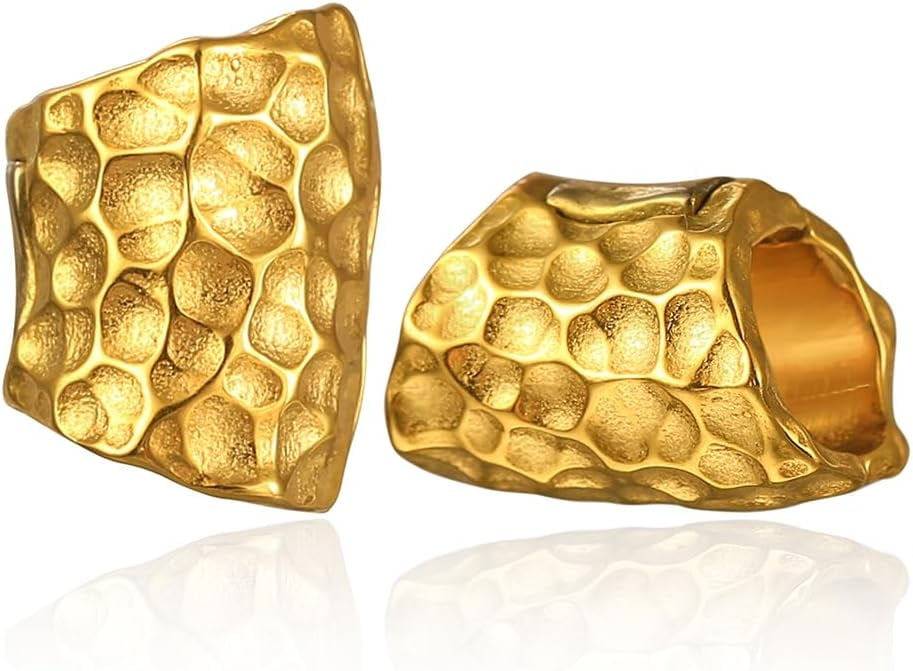 2 Pcs Hypoallergenic 316 Stainless Steel 00G Ear Cuff For Stretched ...