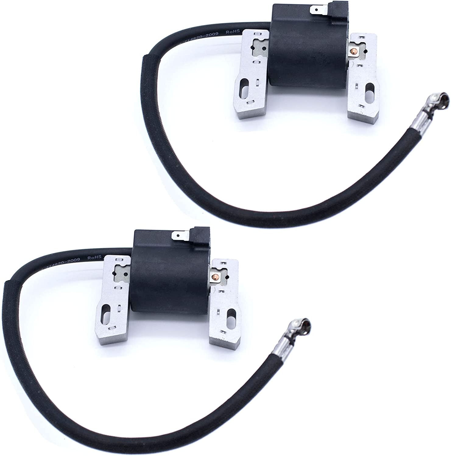 2 Pcs Ignition Coils 592846 Replaces Briggs & Stratton 18-22HP Intek V ...