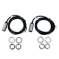 2 Pcs Inductive Proximity Sensor 4mm Detecting Distance Dc 3 Wire Pnp No Inductive Approach