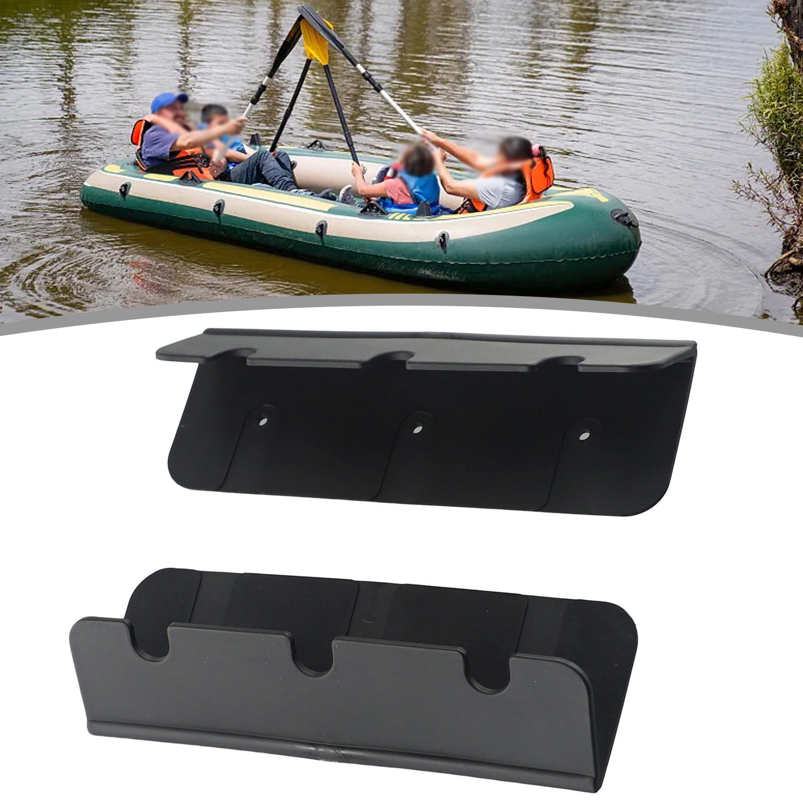 2 Pcs Inflatable Boats Seat Hooks Set Portable Retaining Patches 17X6cm ...