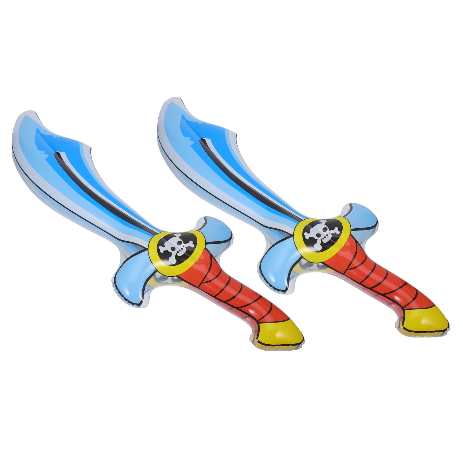 2 Pcs Inflatable Pirate Knife Balloon Inflated Katanas Sword Toys Kids ...