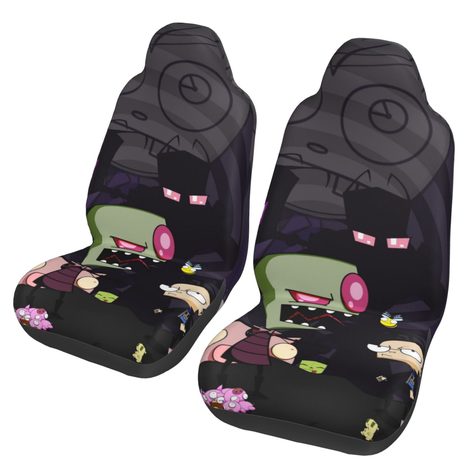 2 Pcs Inva-Der Monster Z1m Gir Car Seat Covers Cartoon Car Interior ...