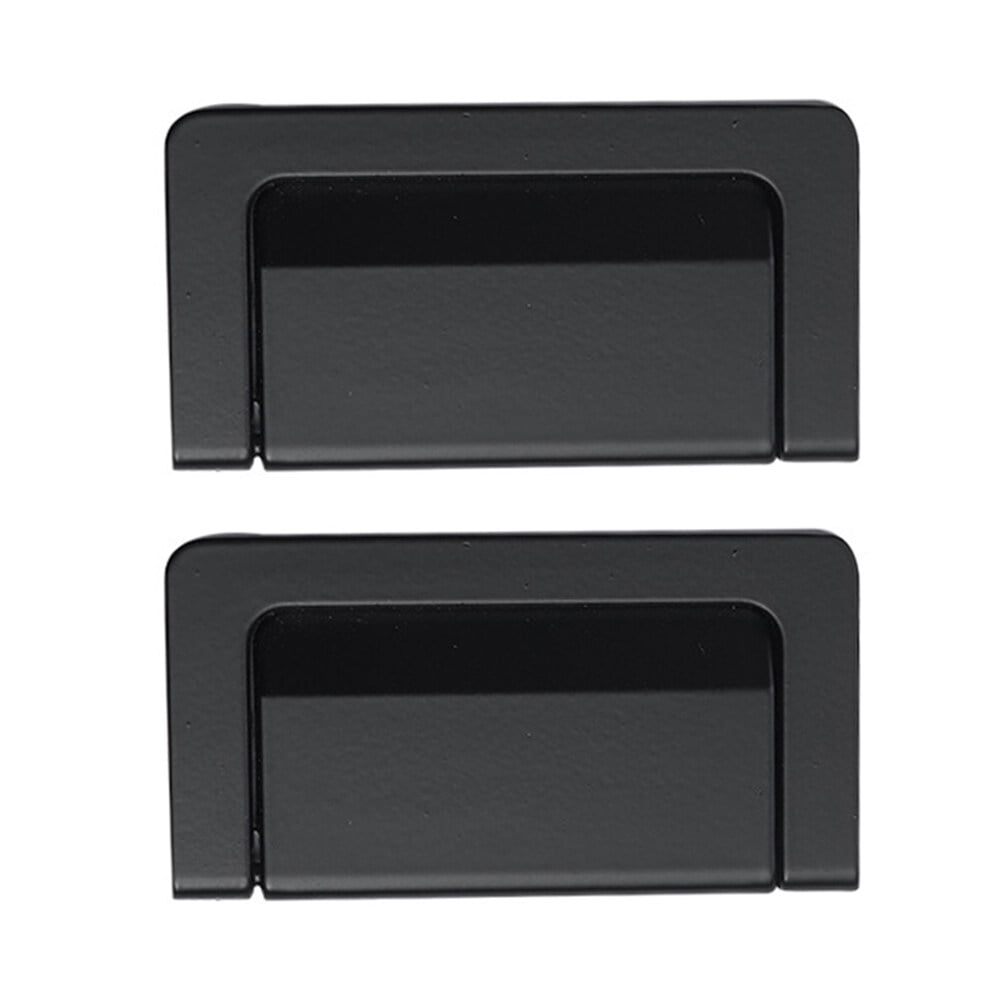 2 Pcs Invisible Handle Drawer Pulls Gold Cabinet Handles Closet Knob ...