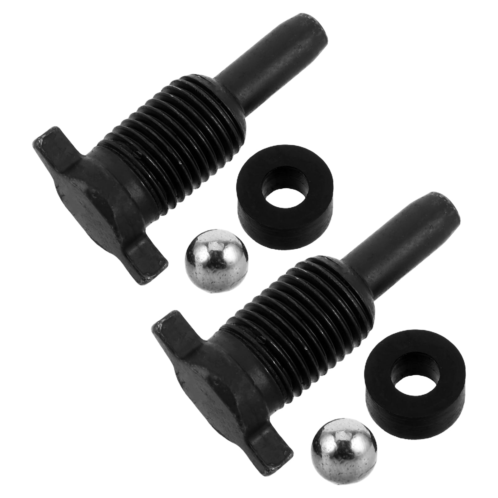 2 Pcs Jack Oil Return Valve 4.20X2.40X1.30CM Black - Walmart.com