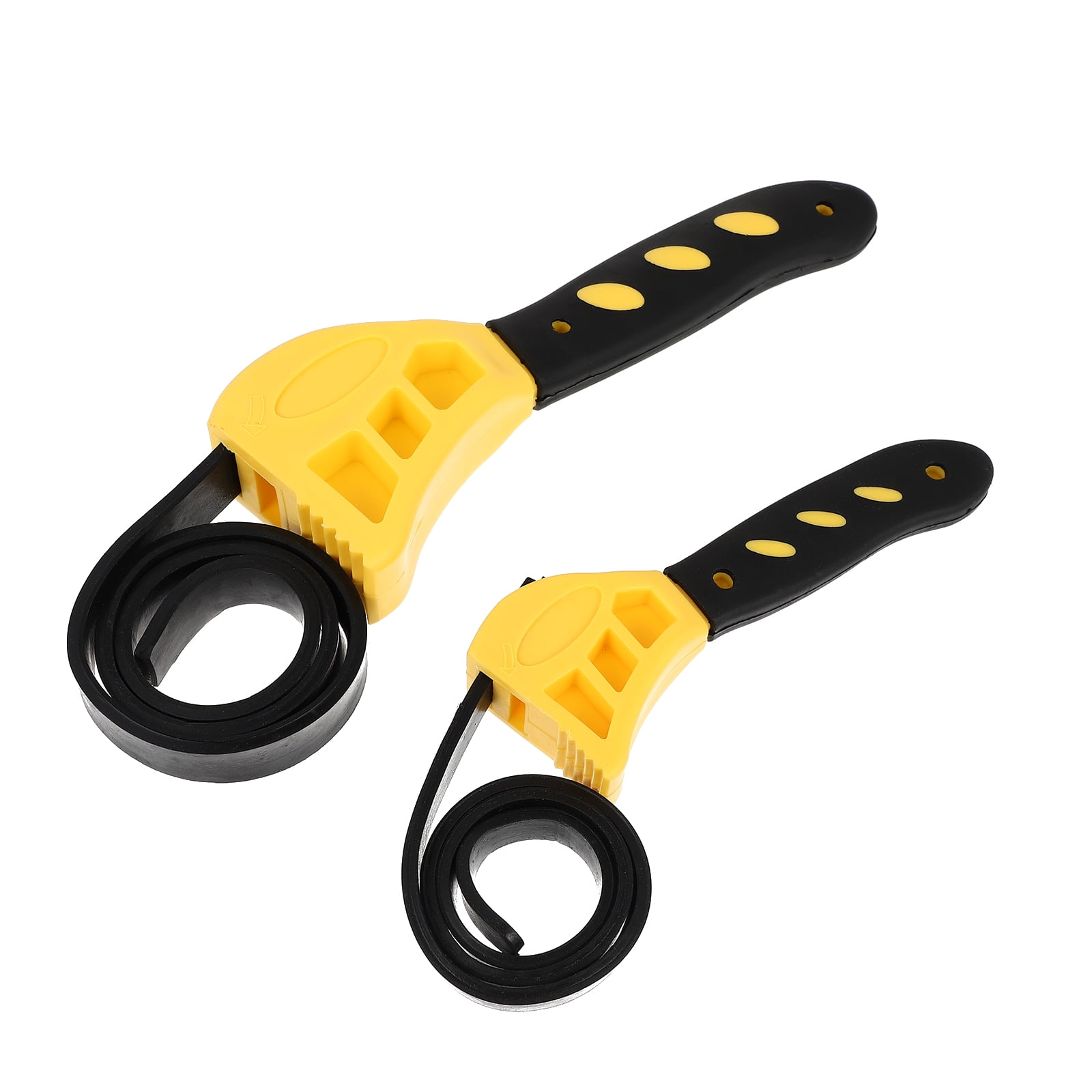2 Pcs Jar Opener Tools for Mechanics Pipe Strap Wrench Car Repair ...