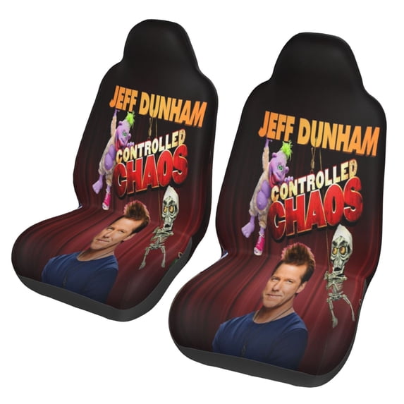 2 Pcs Jeff Retro Dun-Haw Car Seat Covers Cartoon Car Interior Seat ...