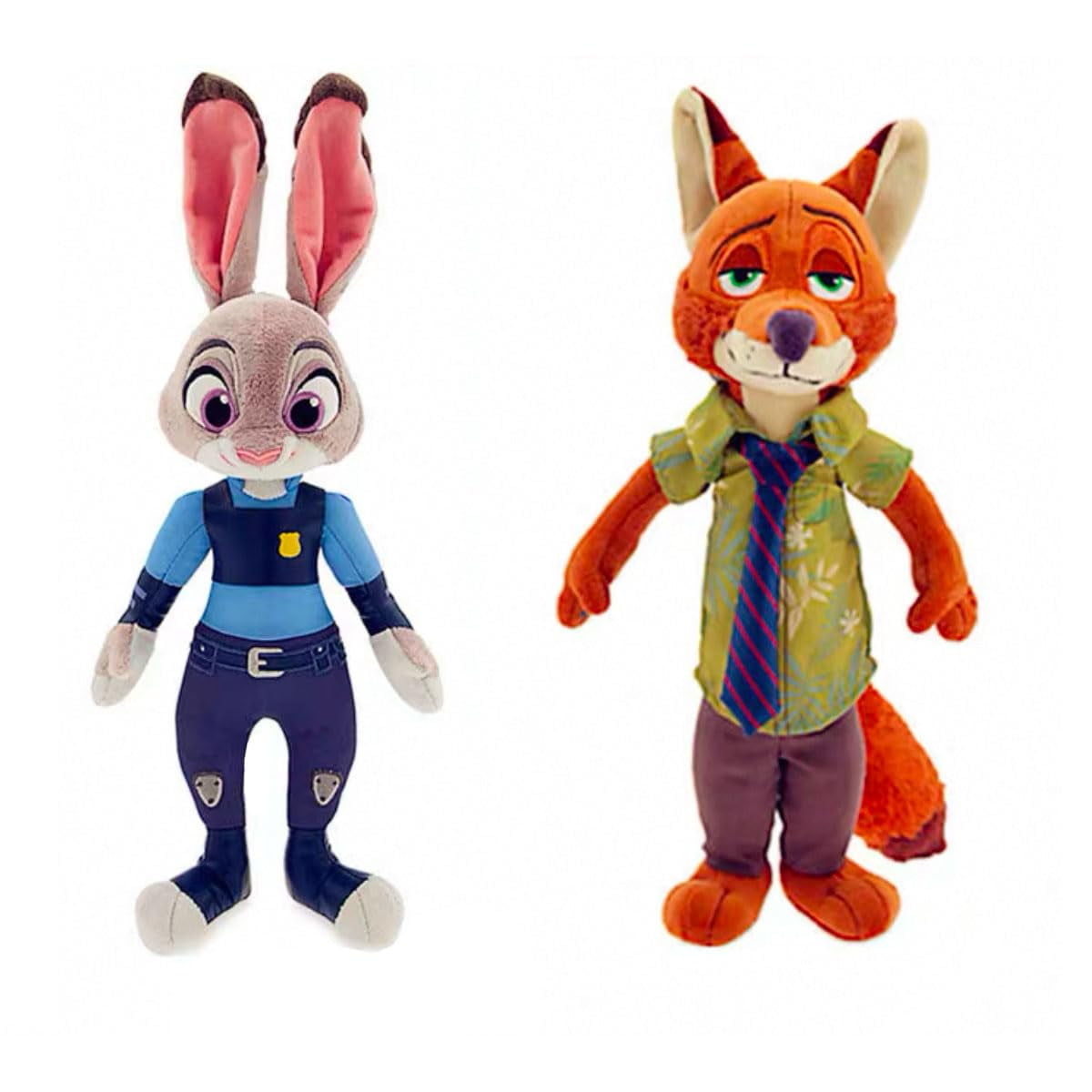 2 Pcs Judy Rabbit & Nick Fox Plush Toys Gifts for Friends Family Kids ...