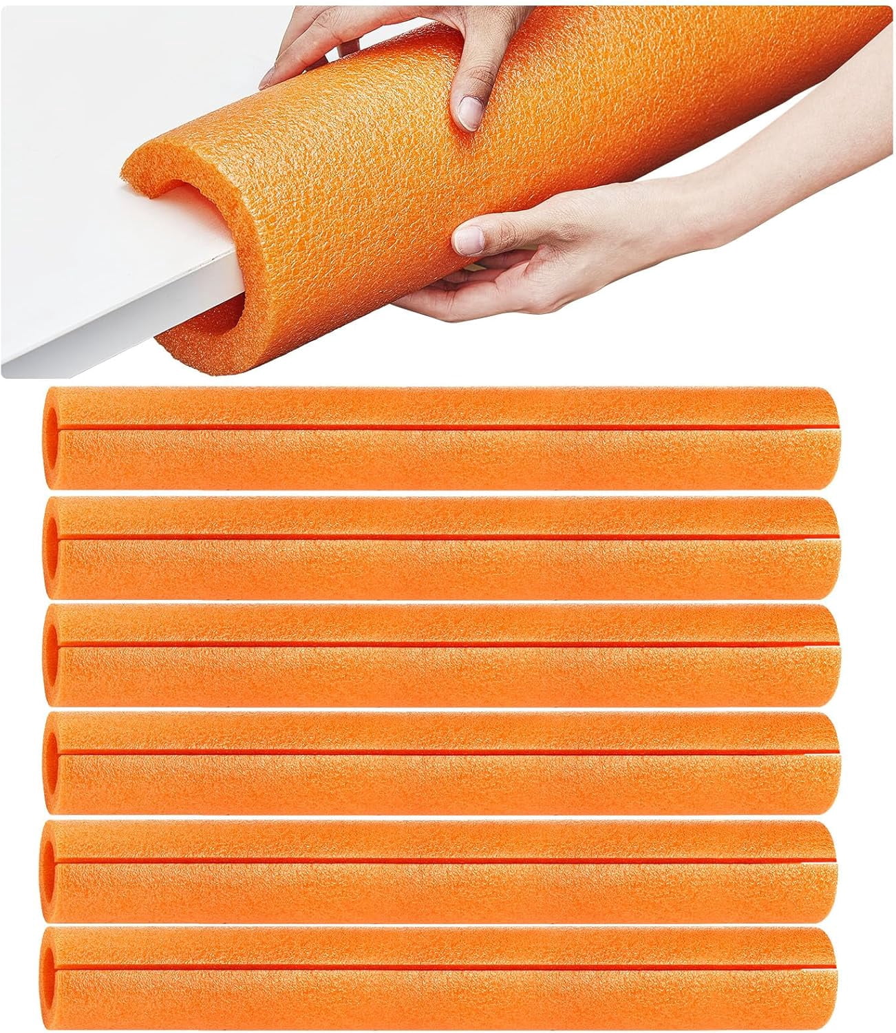 2 Pcs Jumbo Pool Foam Noodles Bulk 40 Inch x 4.1 Inch Large Swimming ...