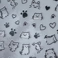 2 Pcs Kawaii Cat Nail Art Stickers - Self-Adhesive Cartoon Heart & Paw ...