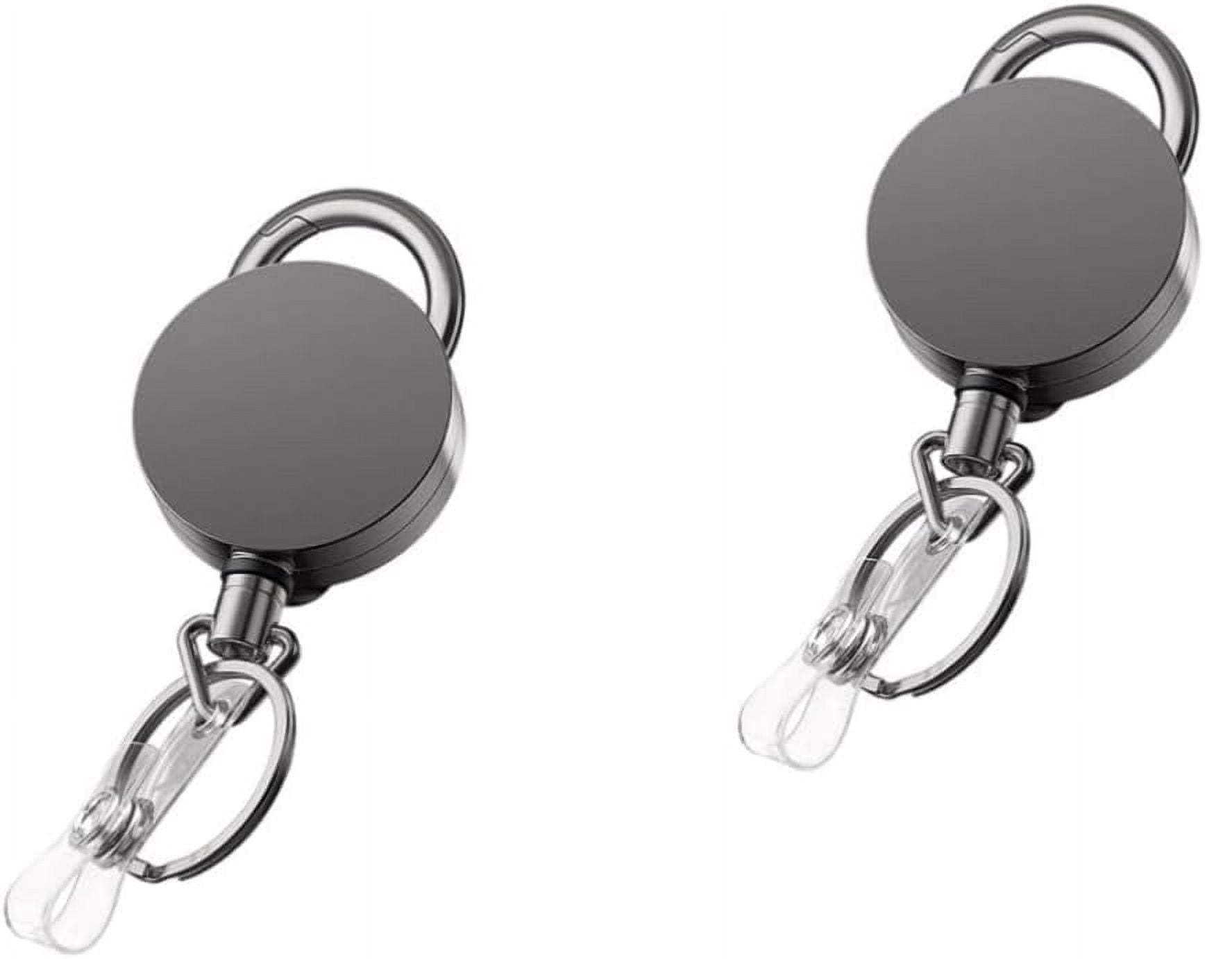 2 Pcs Key Chain Heavy Duty Keychain Name Badges Lanyard Keychain ...