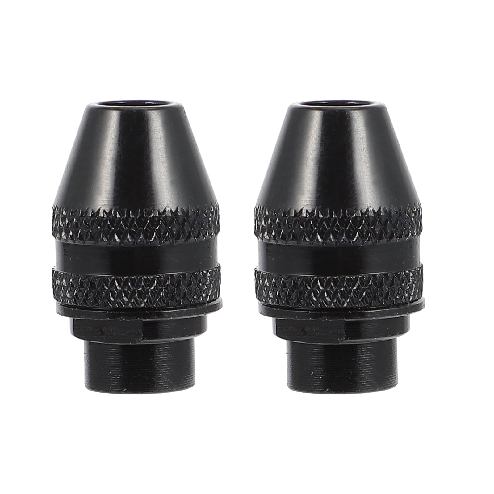 2 Pcs Keyless Drilling Chuck Rotary Tools Press Hammer Collet Black ...